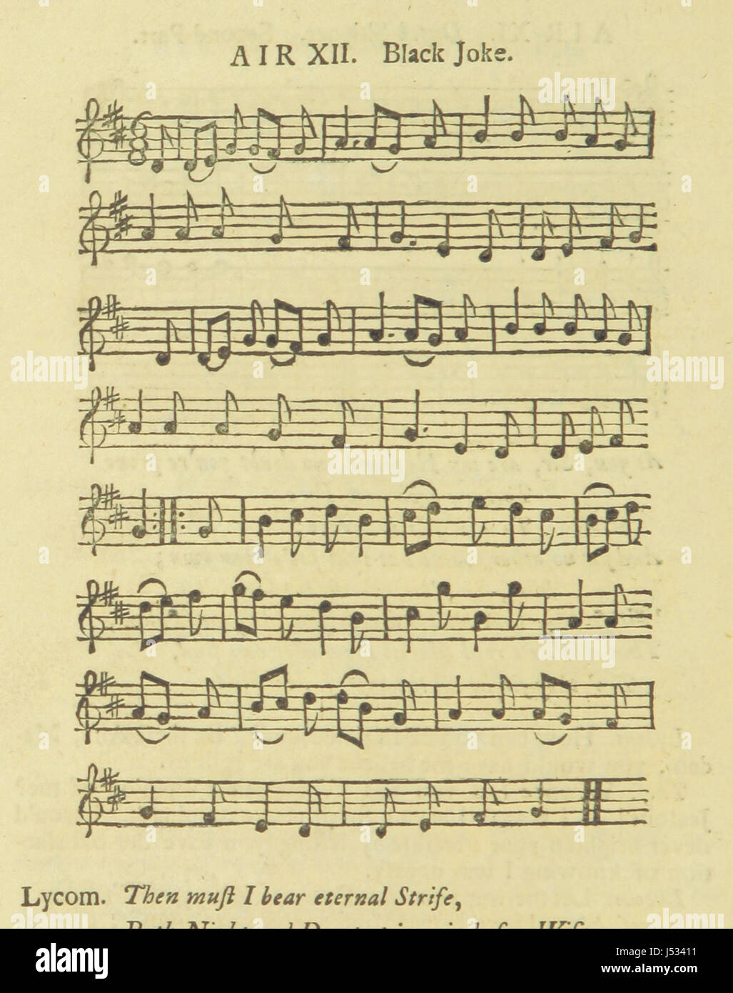 18th century music notation hi-res stock photography and images - Alamy