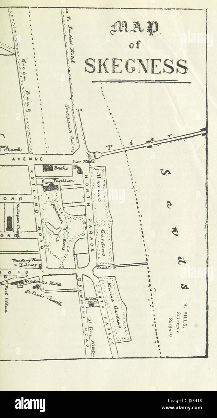 Map of skegness hi-res stock photography and images - Alamy