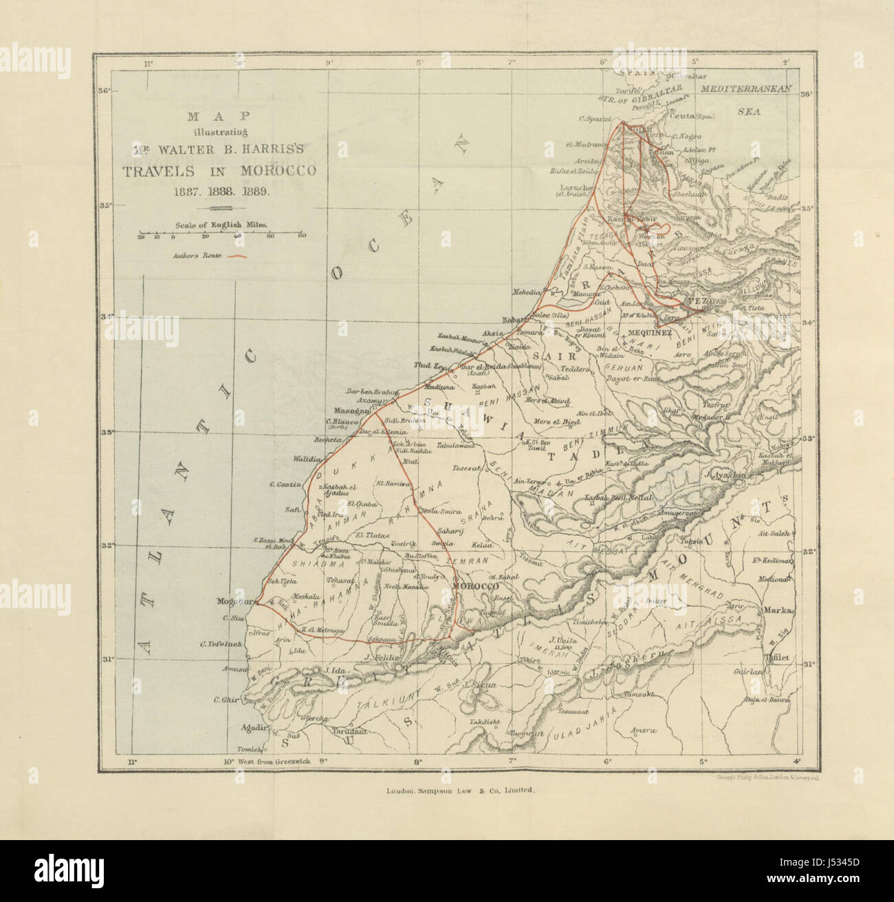 The Land of an African Sultan. Travels in Morocco 1887, 1888, and 1889 ...