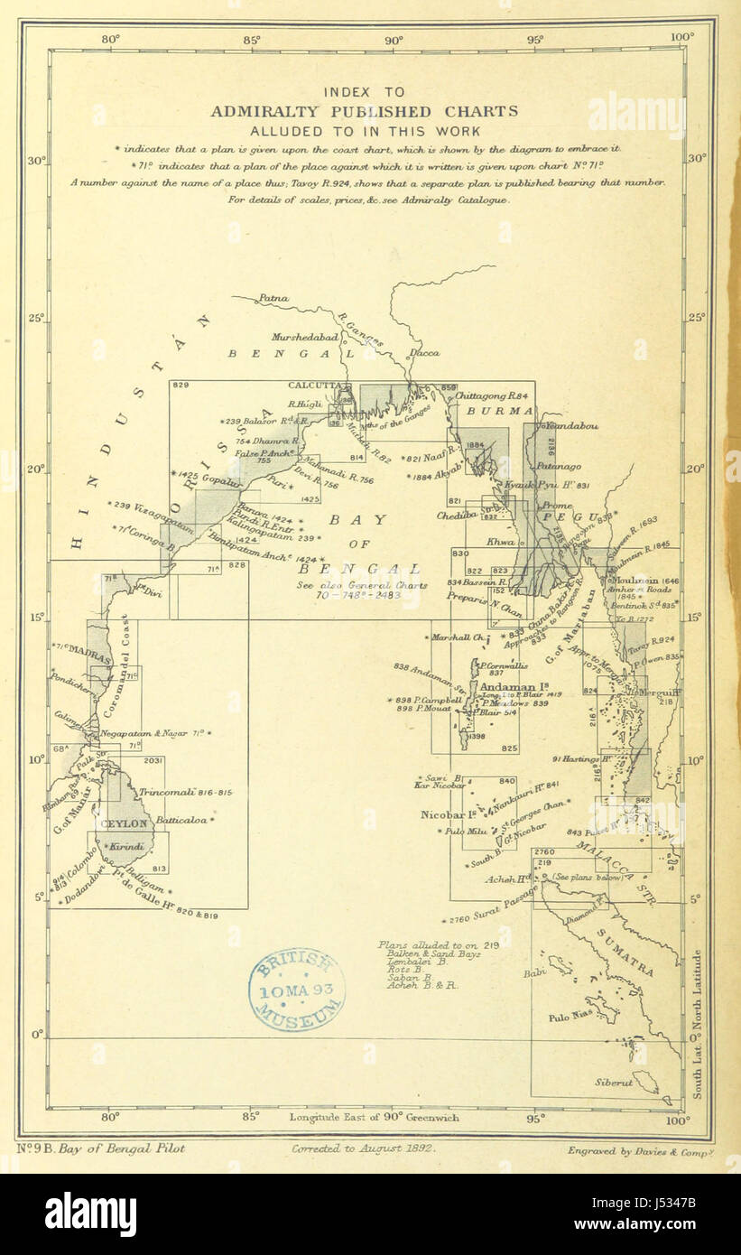 The image from page 26 of 'The Bay of Bengal Pilot' illustrates the ...