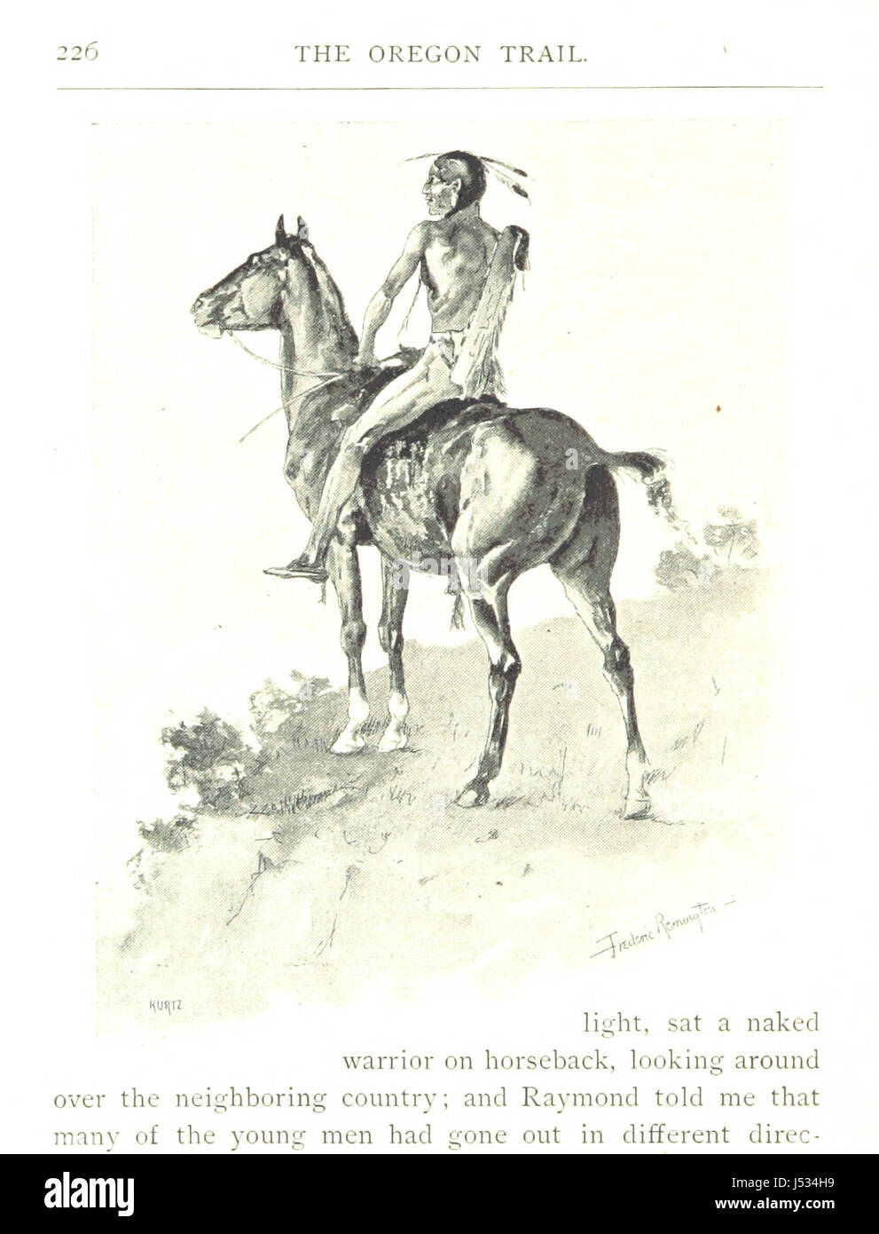 This image, extracted from page 262 of 'The Oregon Trail,' illustrates ...