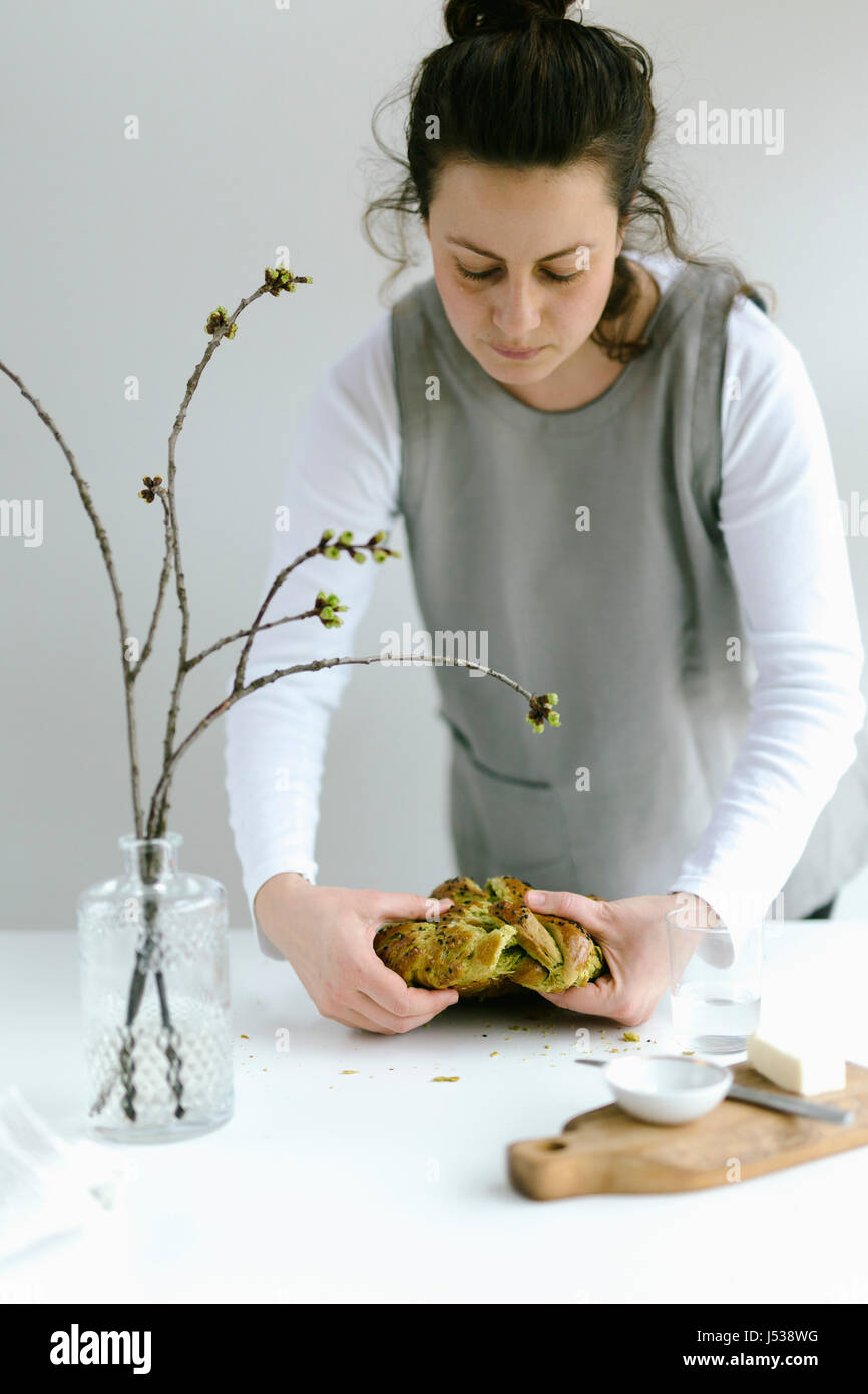 Challah woman hi-res stock photography and images - Alamy