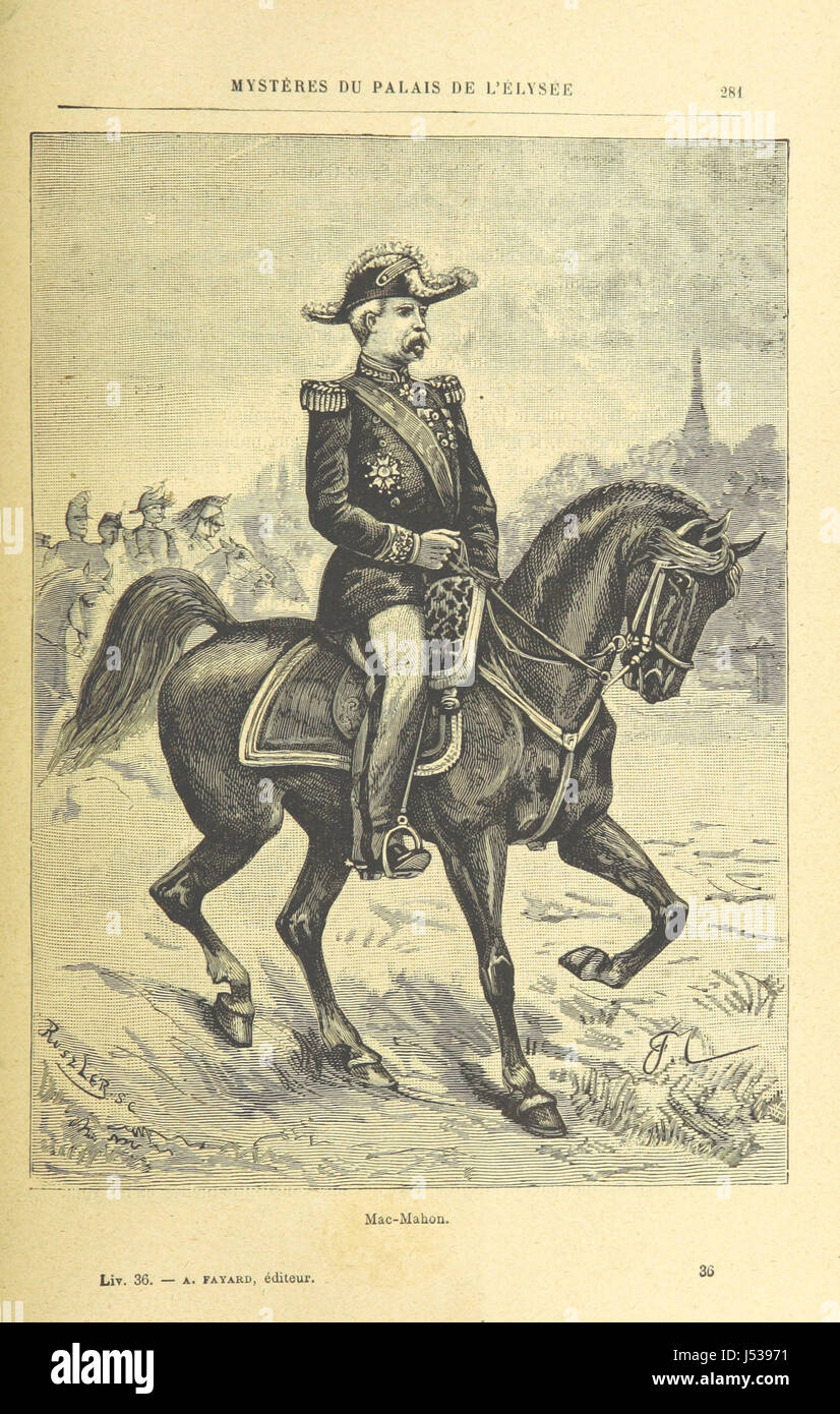 This title, meaning 'Mysteries of the Elysee Palace,' likely refers to ...