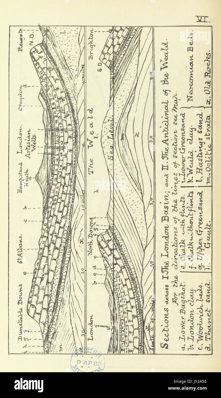 Geological sketch map hi-res stock photography and images - Alamy