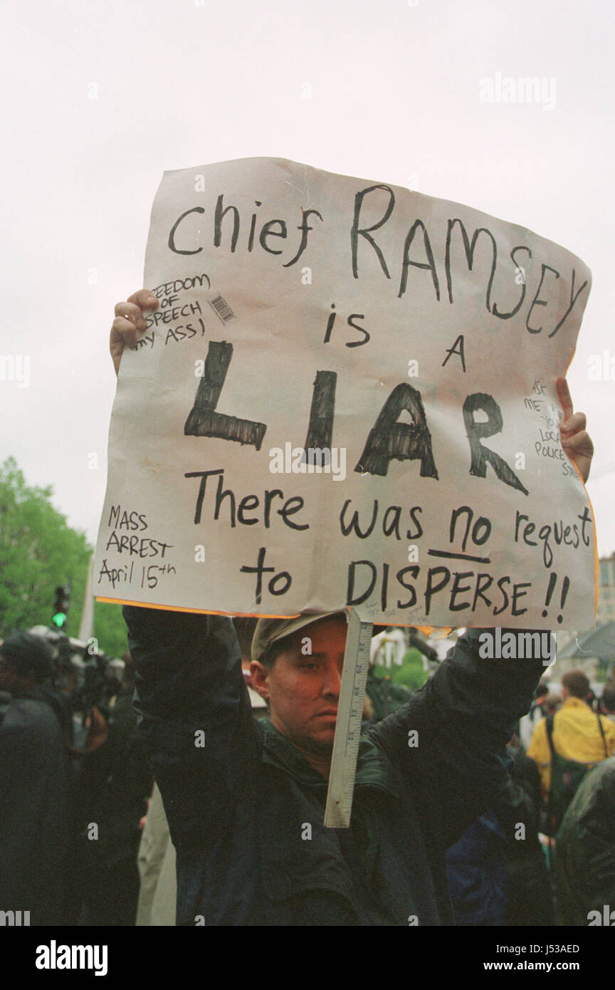 Protesters block streets and protest against banks and globalization ...