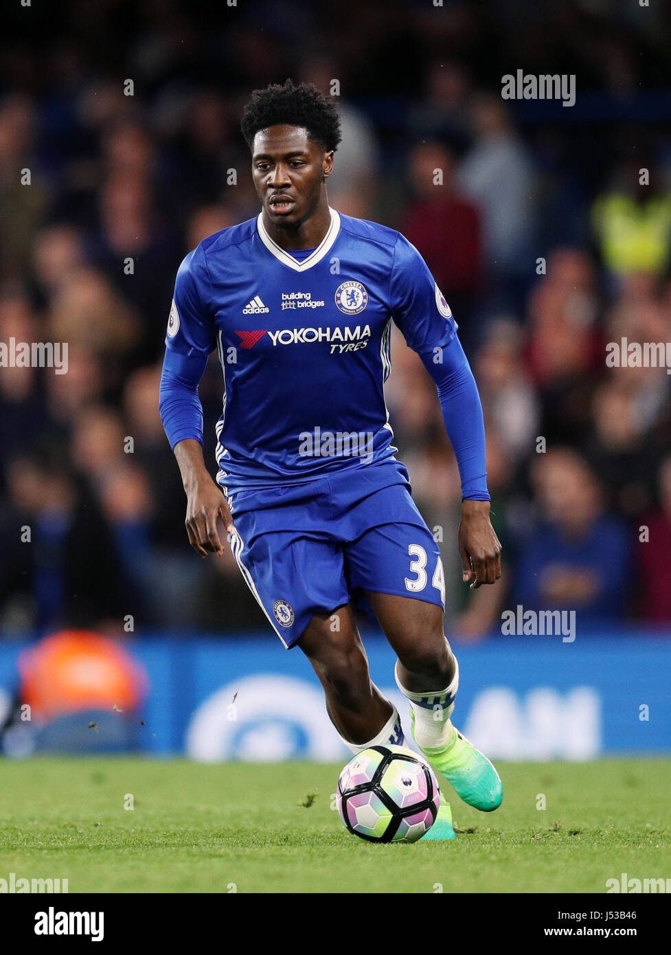 Chelsea's Ola Aina during the Premier League match at Stamford Bridge ...