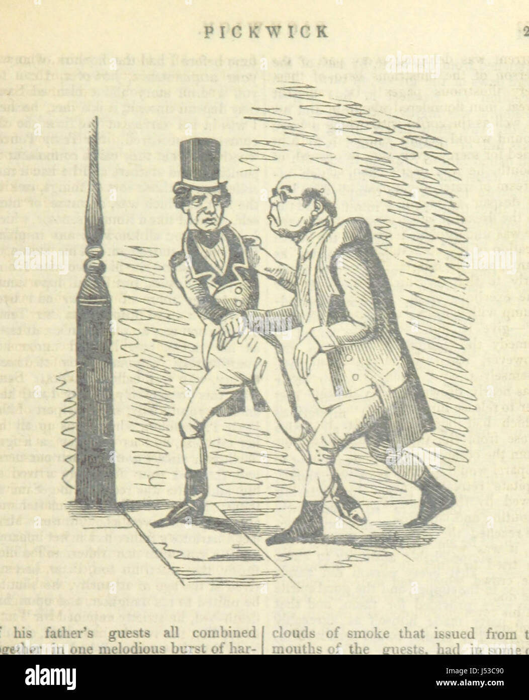 The post-humorous notes of the Pickwickian Club. Edited by “Bos ...