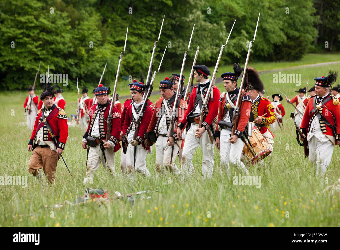 British Soldiers Revolutionary War Marching
