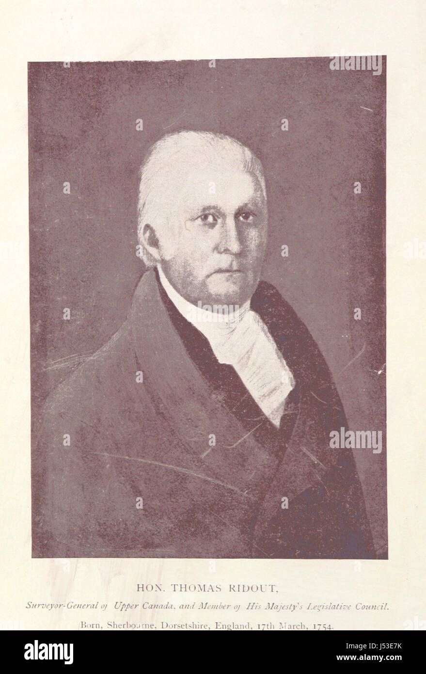 Ten years of Upper Canada in peace and war, 1805-1815; being the Ridout ...