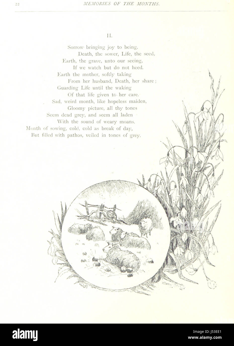 'Memories of the Months' is a collection of poetry written in verse ...