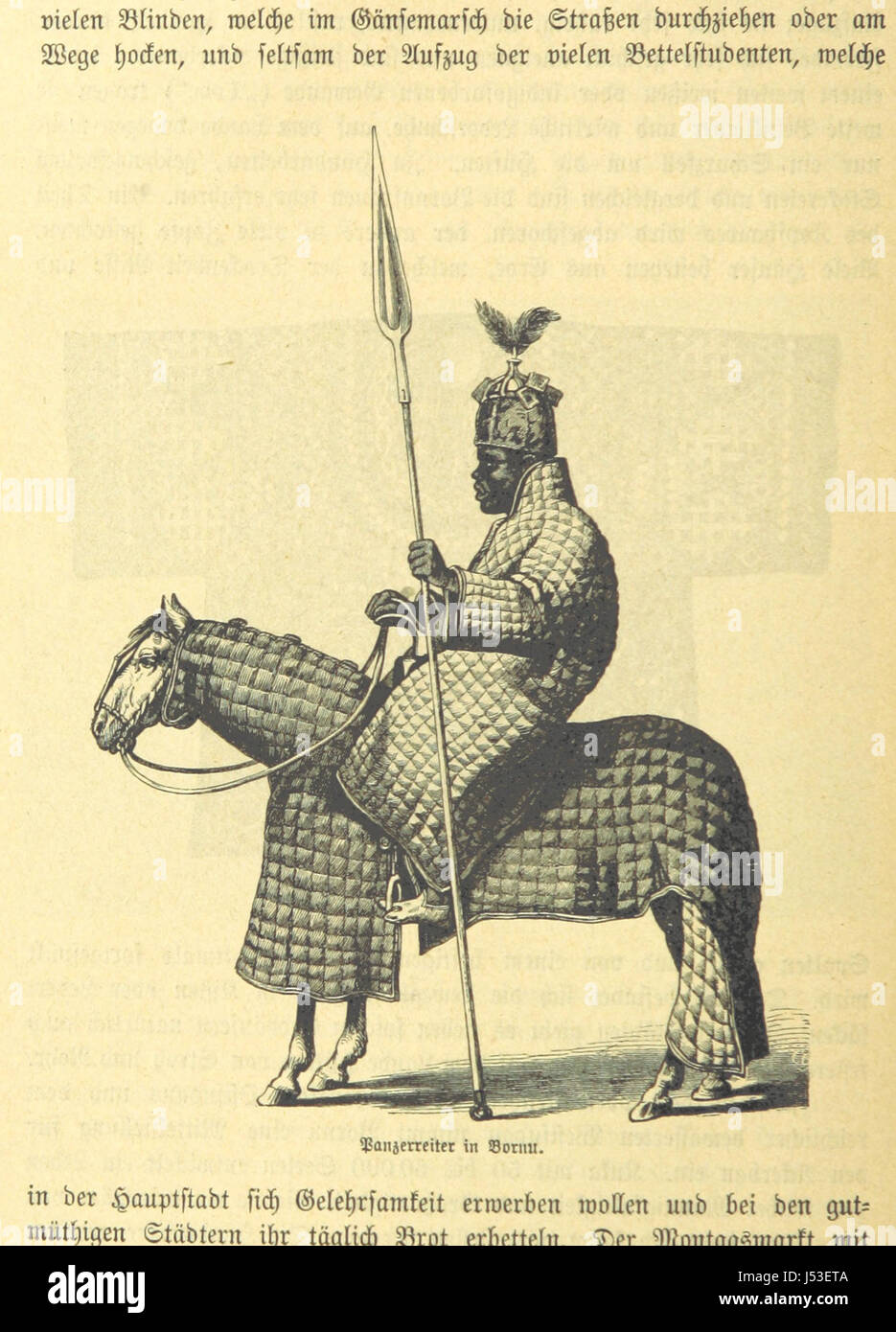 Der Mensch und seine Rassen. Mit ... Illustrationen Stock Photo - Alamy