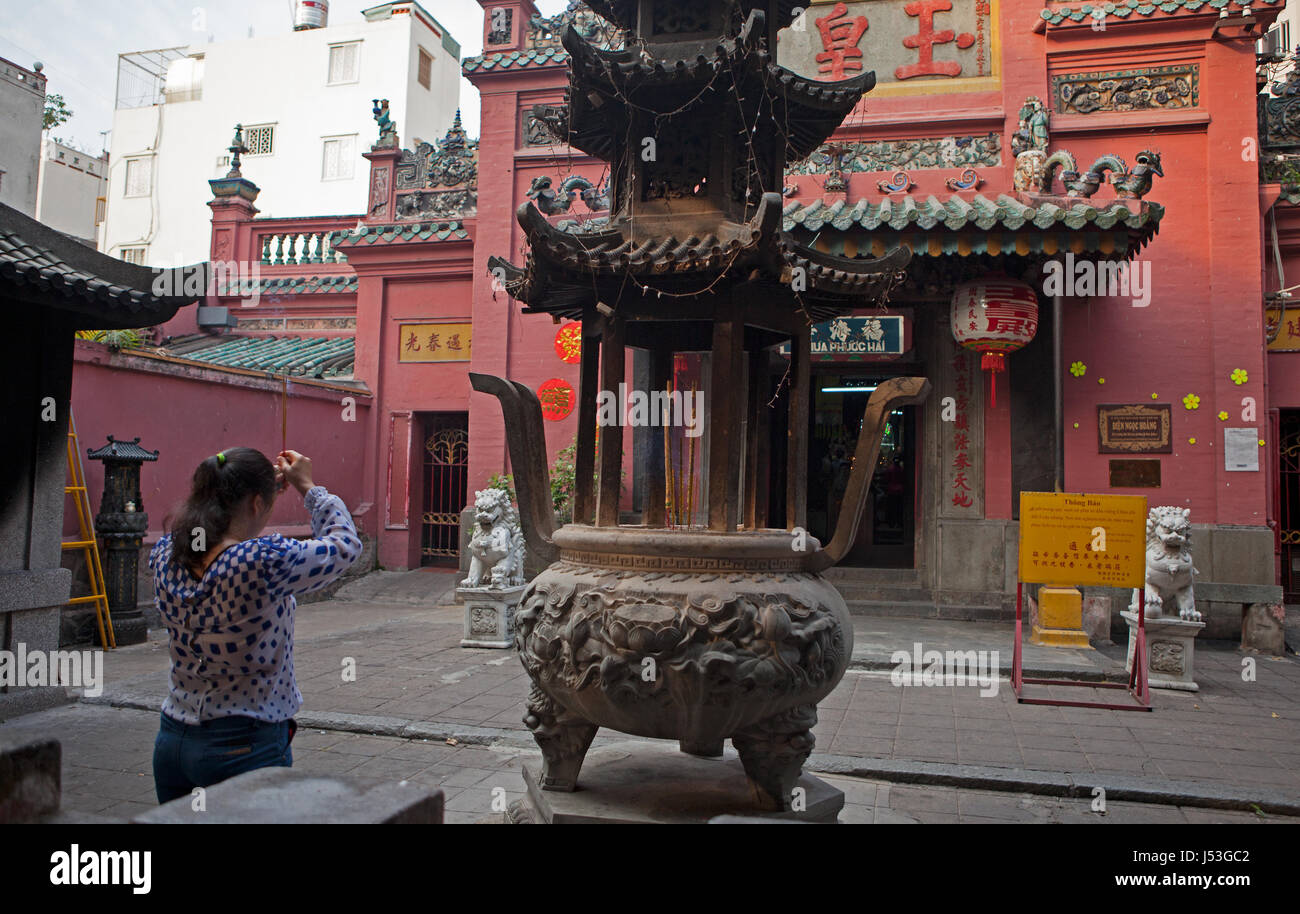 Jade Emperor Pagoda, Saigon, Vietnam Stock Photo - Alamy