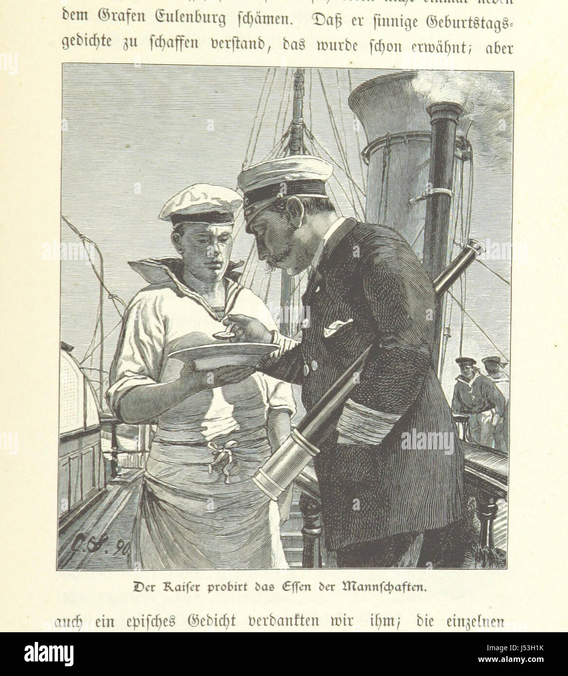 This image references Kaiser Wilhelm II's travels to Norway in 1889 and ...