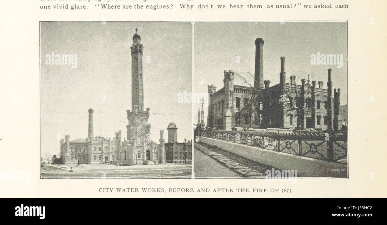 This image from 'The Story of Chicago' depicts a historical moment in ...
