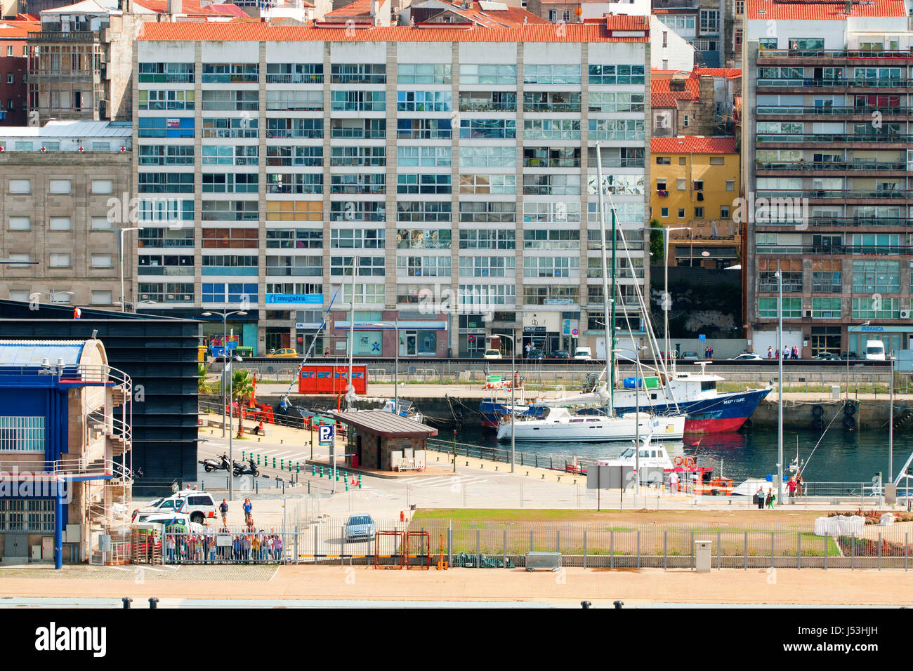 Vigo City in the province of Pontevedra, north-west Spain. Capital of ...