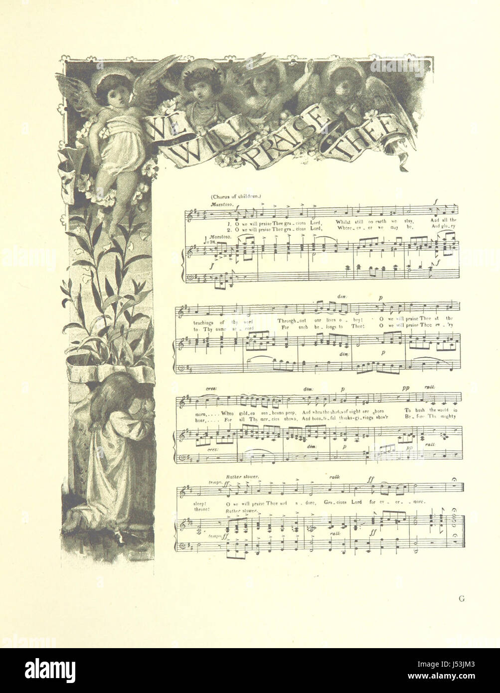 'Holy Gladness,' a work featuring verses with music by Sir John Stainer ...