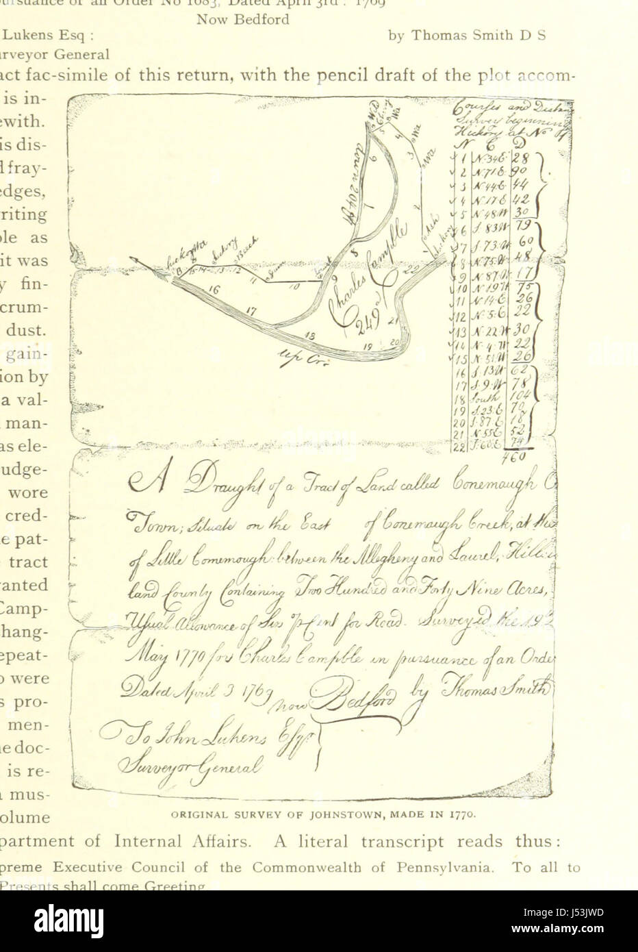 An illustrated book titled 'The Story of Johnstown,' which tells the ...