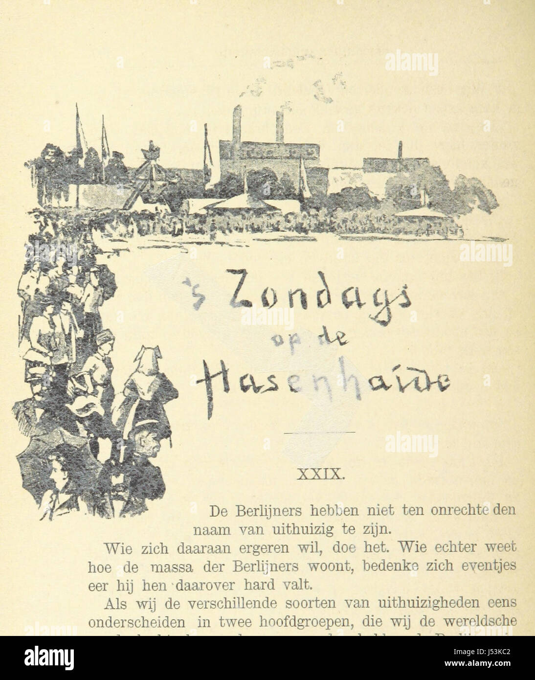 Berlijn ... Geïllustreerd door Hendr. Klijn Stock Photo - Alamy