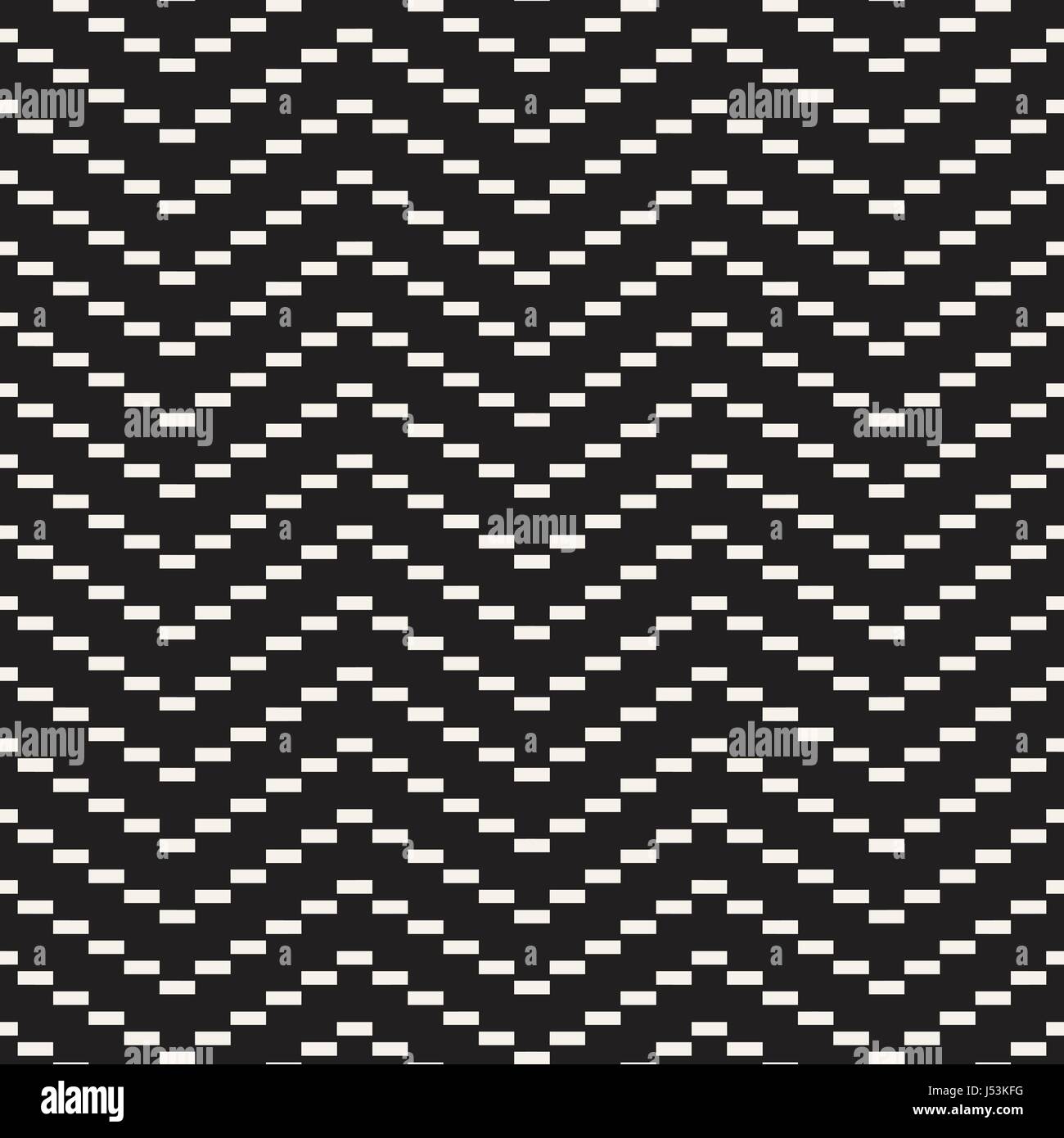 Repeatable Geometric Grid Texture Vector Seamless Mesh Pattern Monochrome Zigzag Edgy Lines