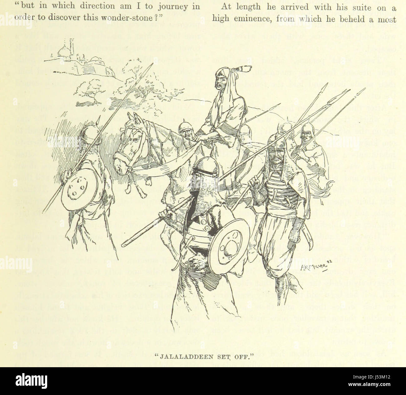 An illustration from page 359 of 'The World of Romance,' depicting ...