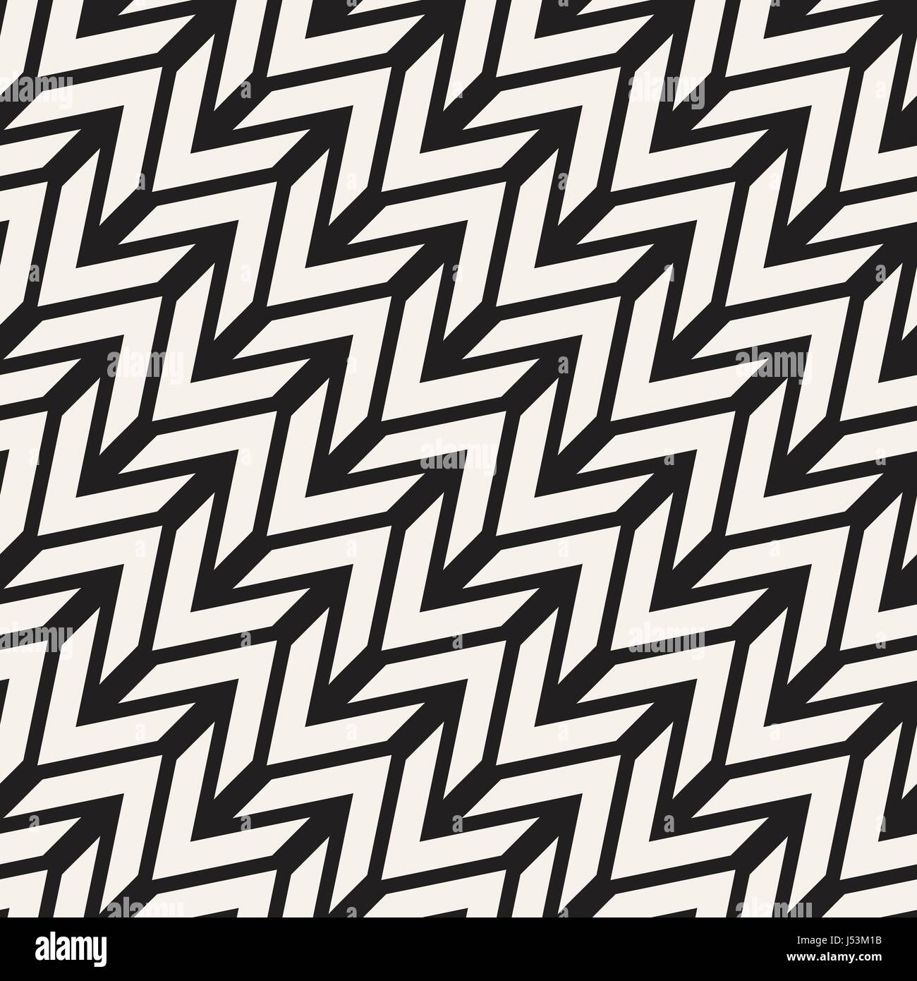 Seamless vector pattern. Abstract geometric lattice background. Rhythmic zigzag structure ...
