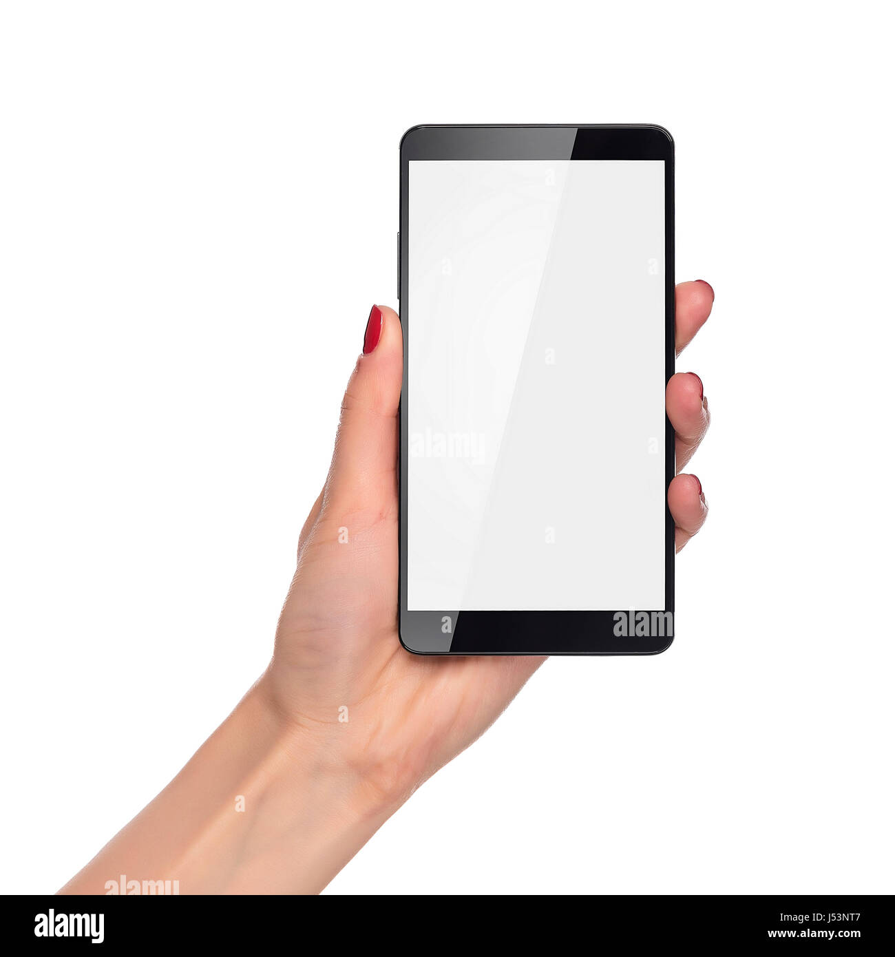 Hand holding smartphone Stock Photo - Alamy