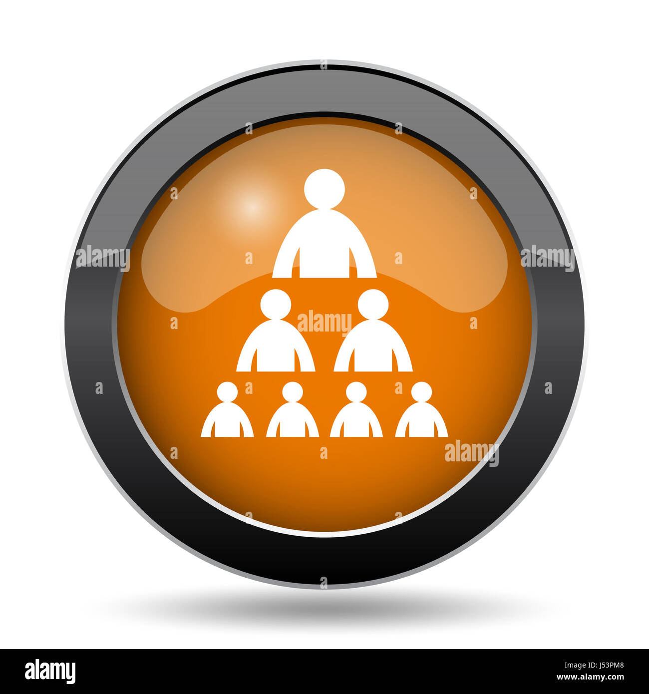Organizational chart with people icon. Organizational chart with people ...