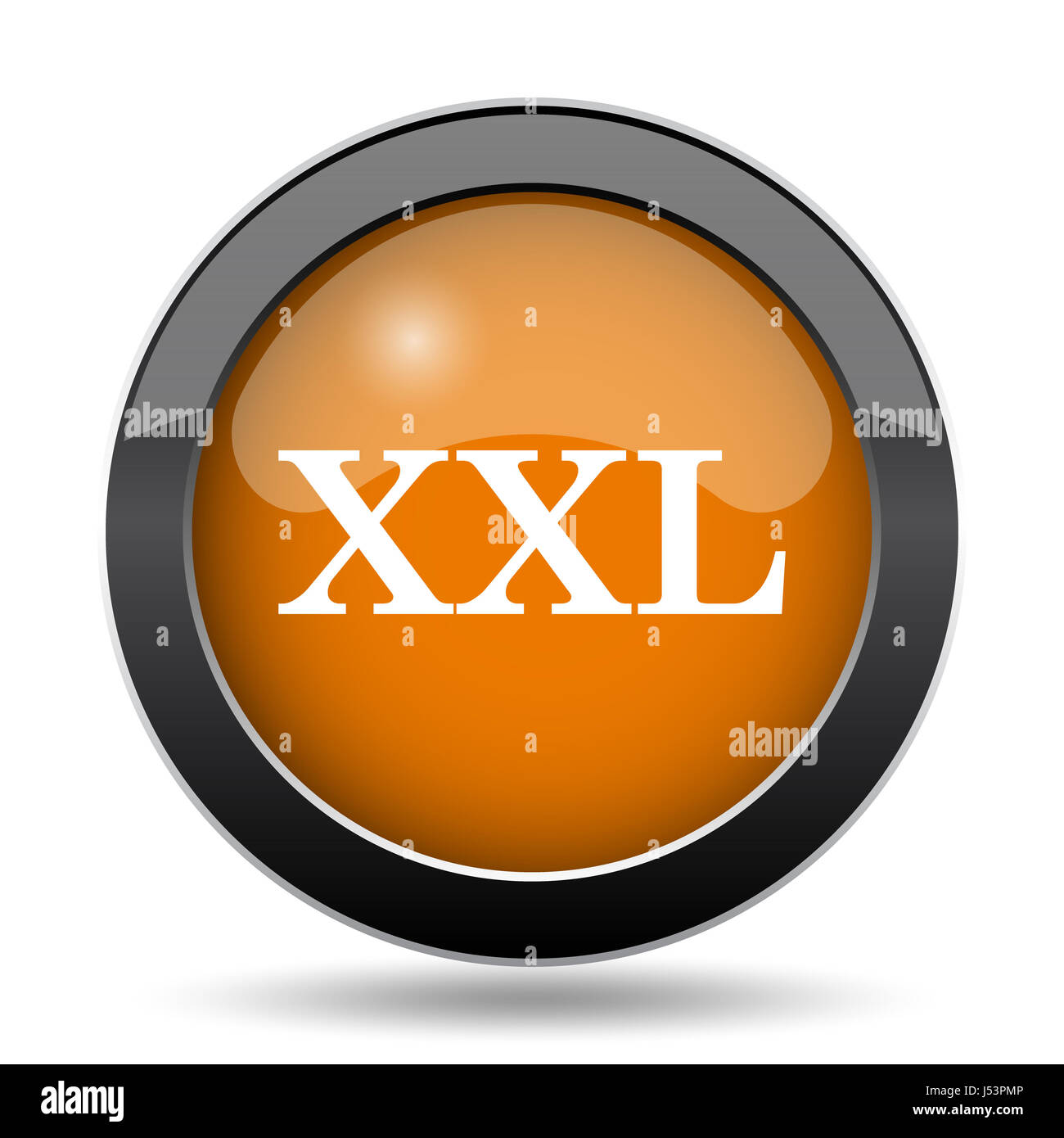 XXL icon. XXL website button on white background Stock Photo - Alamy