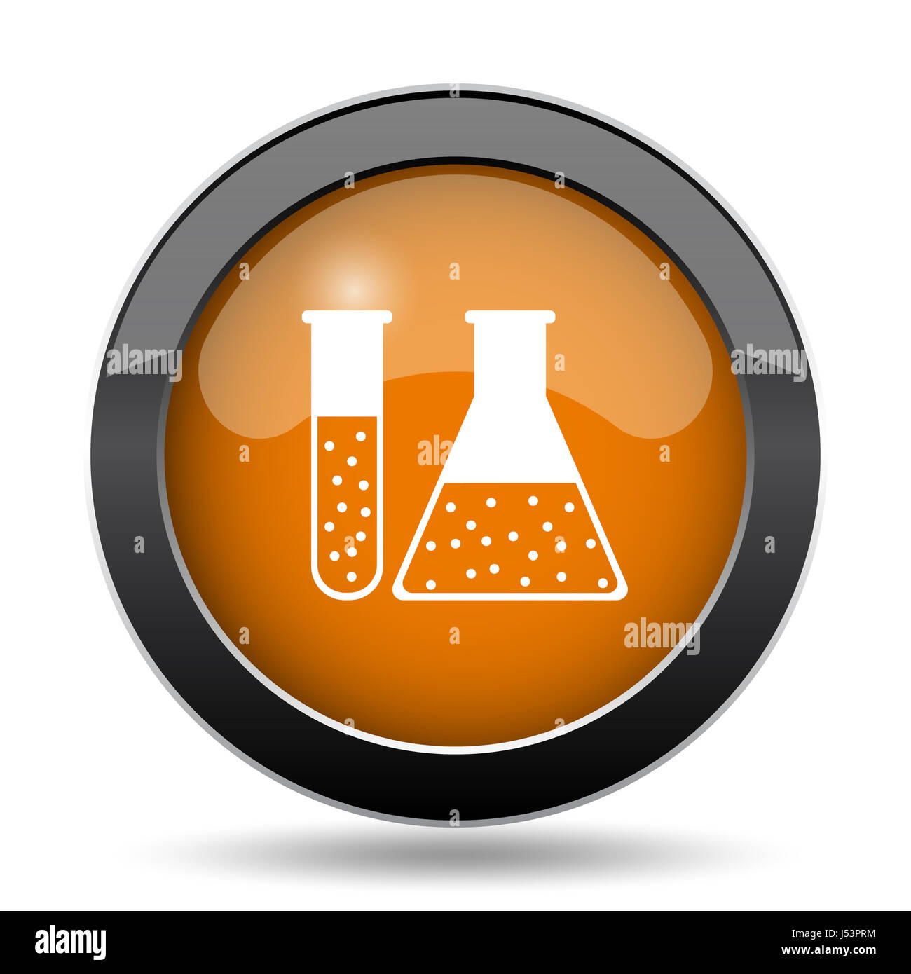 Chemistry set icon. Chemistry set website button on white background ...