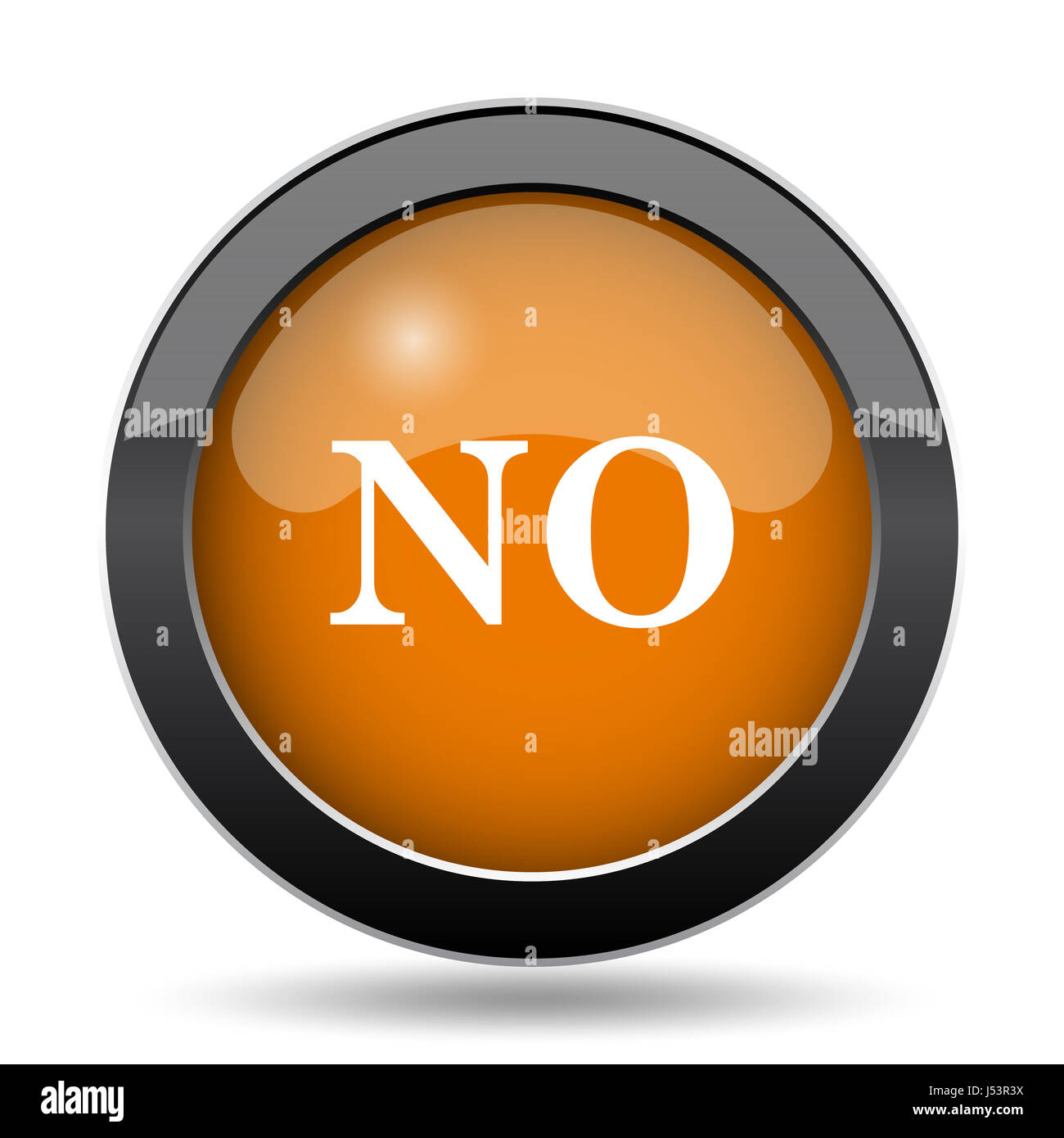 No icon. No website button on white background Stock Photo - Alamy