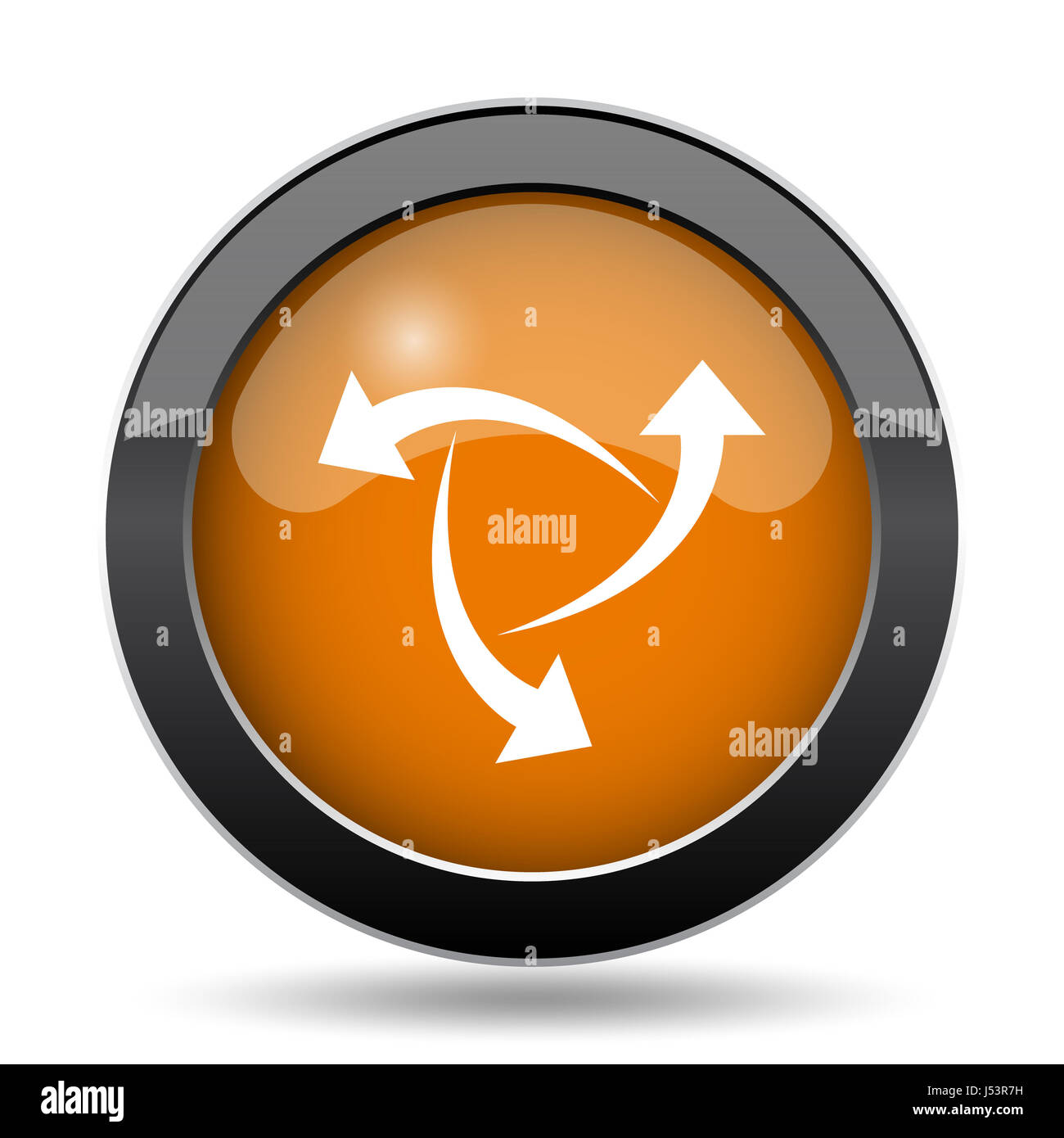 Change icon. Change website button on white background Stock Photo - Alamy