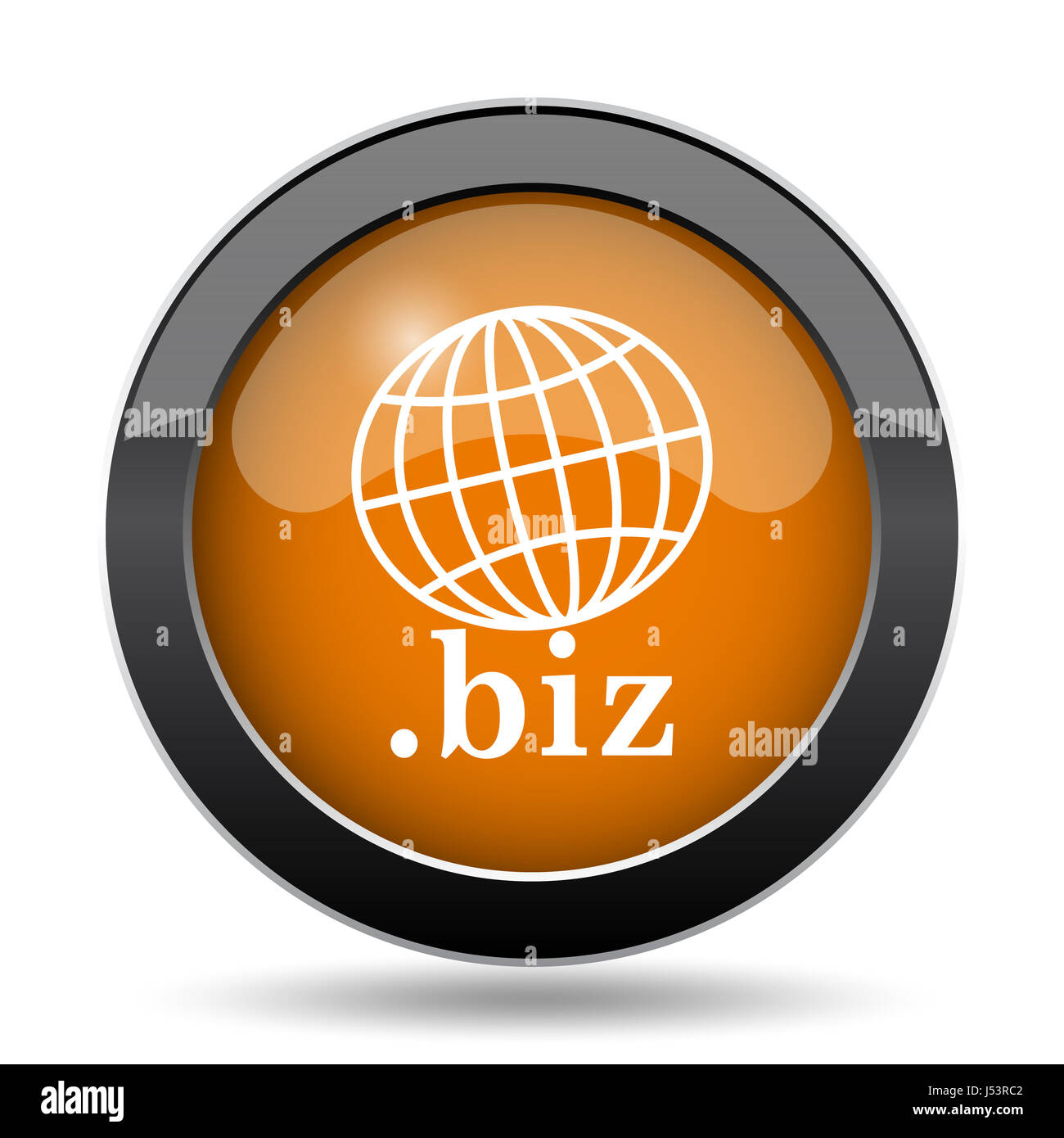 .biz icon. .biz website button on white background Stock Photo - Alamy