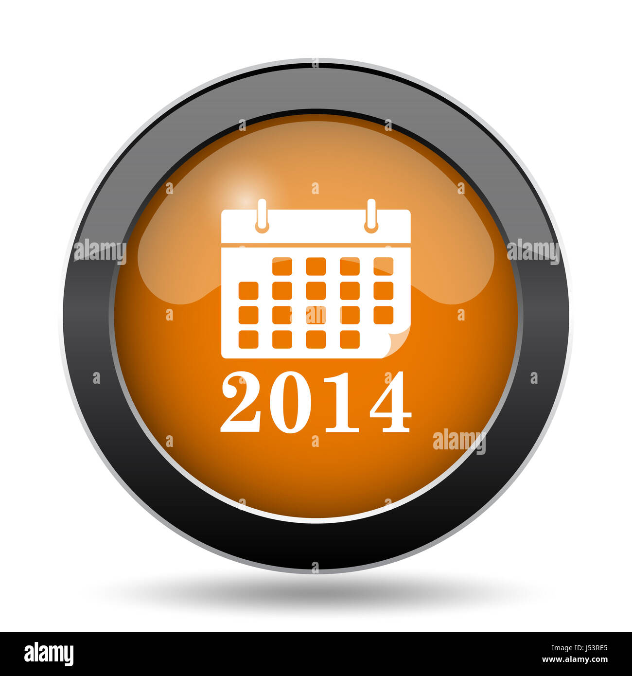2014 calendar icon hi-res stock photography and images - Alamy
