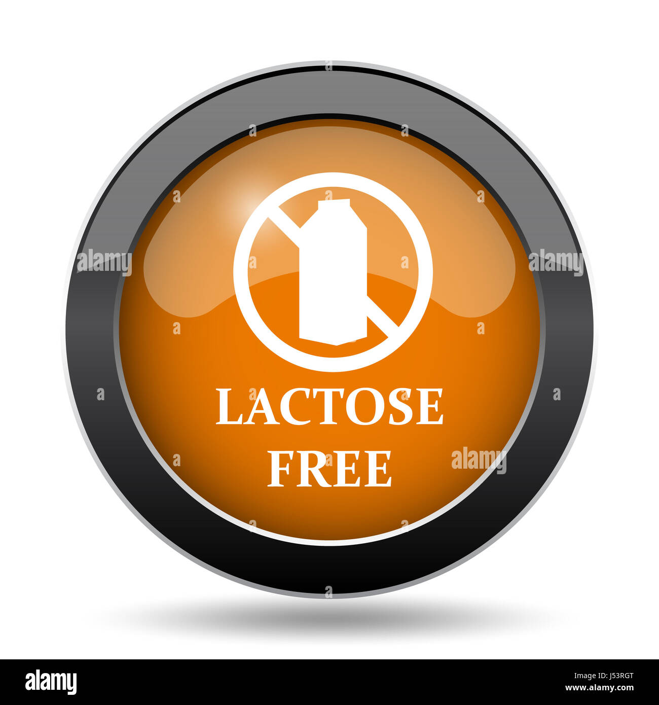 Lactose intolerance sign on white hi-res stock photography and images ...
