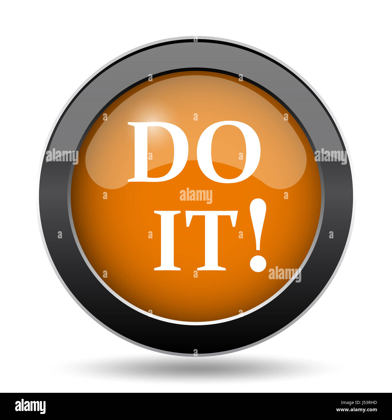 Do it icon. Do it website button on white background Stock Photo - Alamy