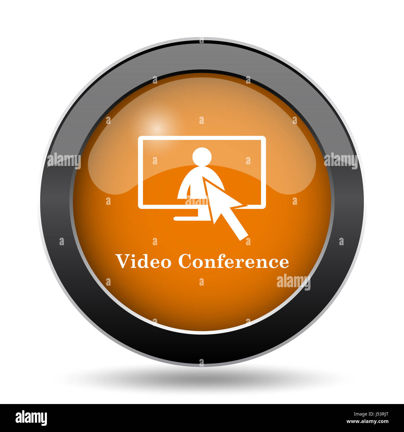 Video conference, online meeting icon. Video conference, online meeting ...