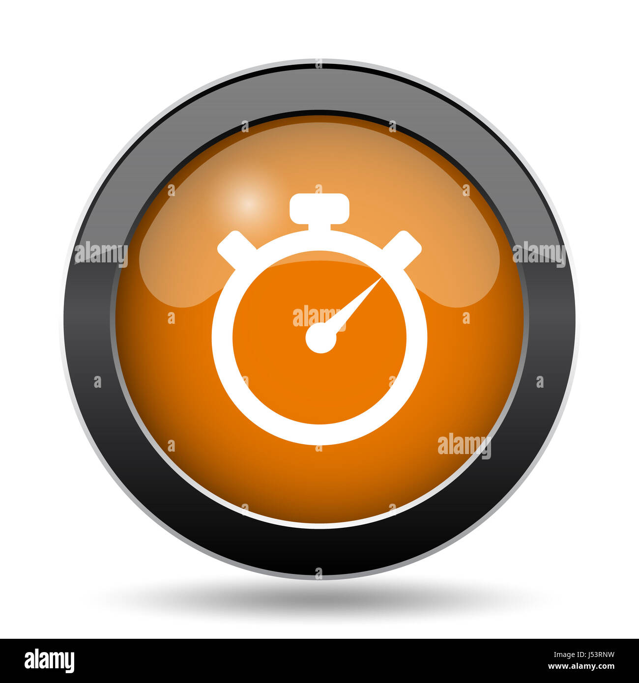 Timer icon. Timer website button on white background Stock Photo - Alamy