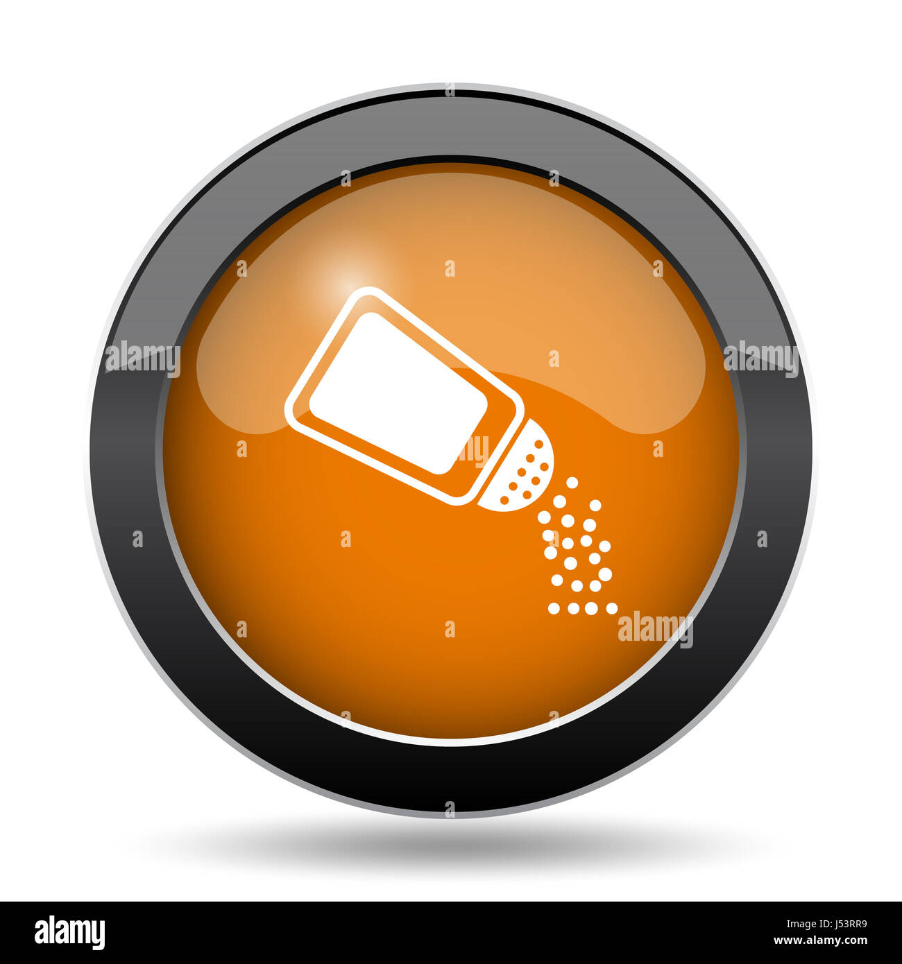 Salt icon. Salt website button on white background Stock Photo - Alamy