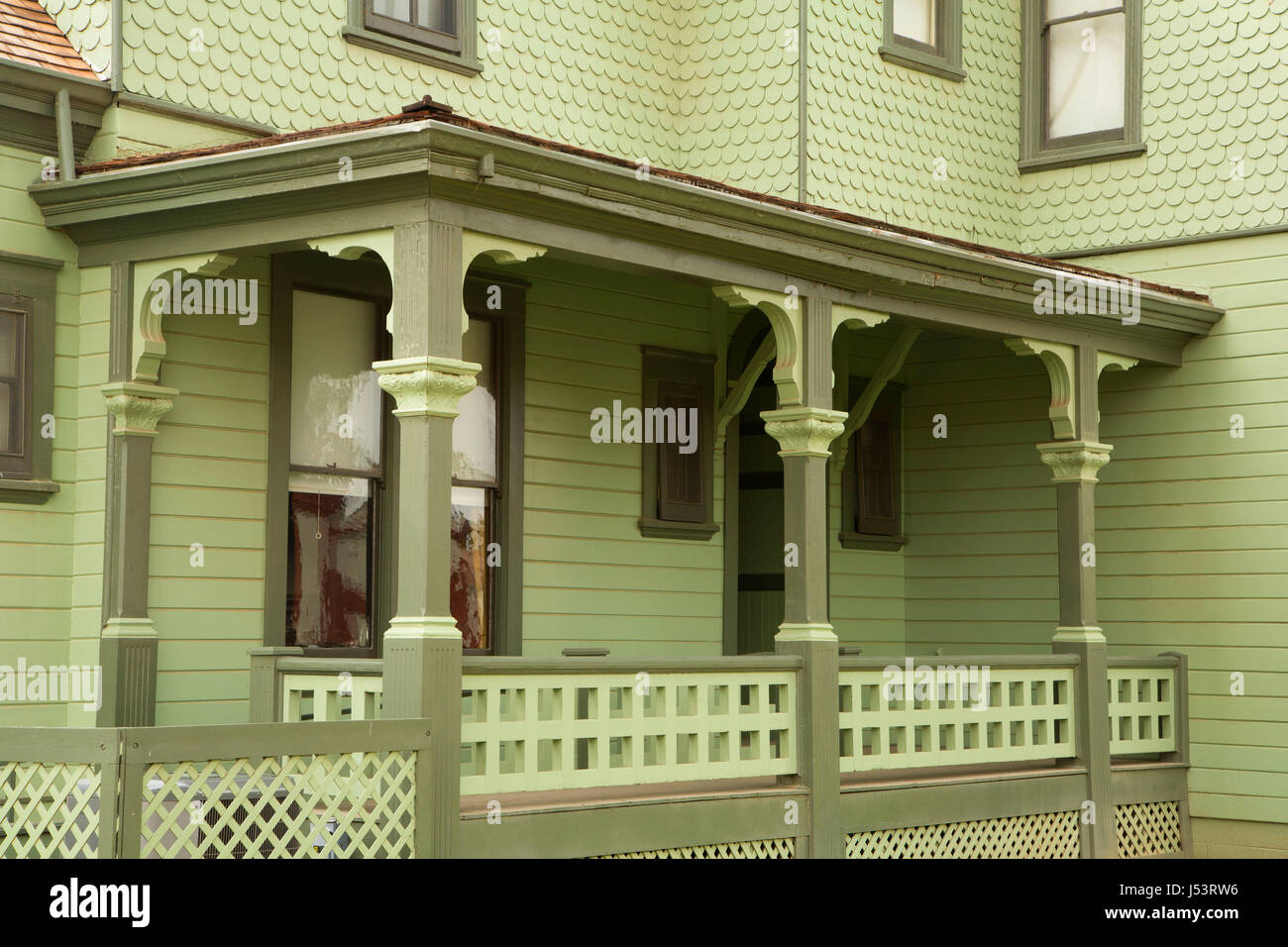 Howell House, Kern Pioneer Village, Bakersfield, California Stock Photo ...