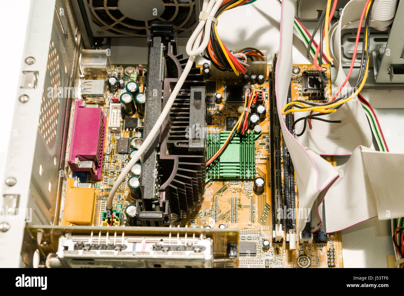 Photo picture of Computer repair concept disassembled pc Stock Photo ...