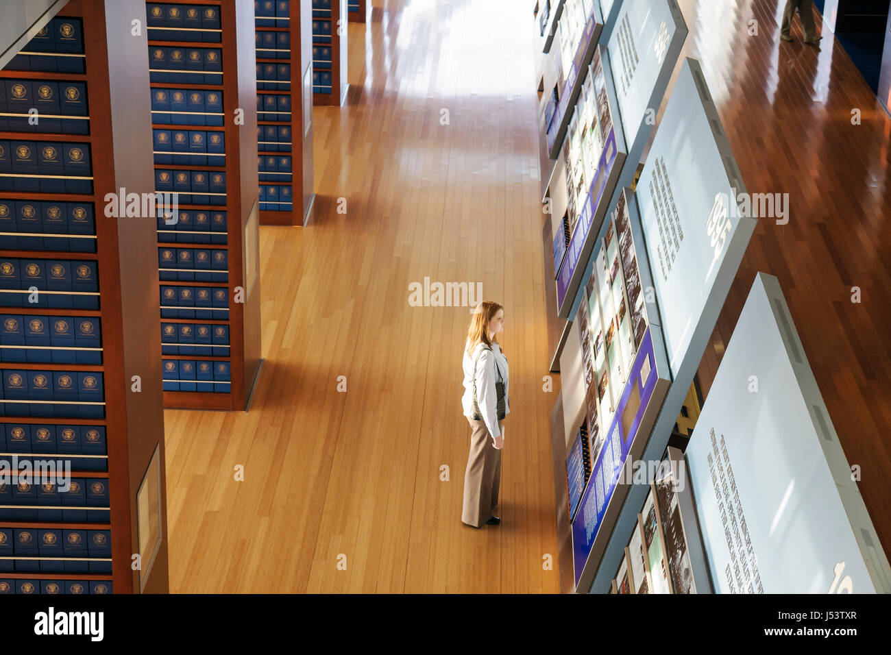 Little Rock Arkansas,William J. Clinton Presidential Library,woman ...