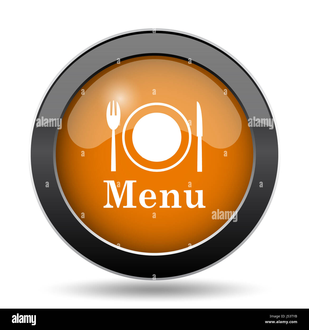 Menu icon. Menu website button on white background Stock Photo - Alamy
