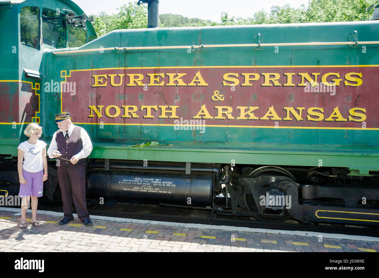 Eureka springs and north arkansas railway hi-res stock photography and ...