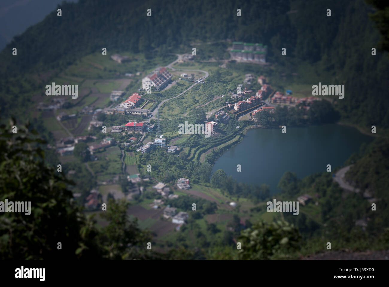 Manali lake view Stock Photo - Alamy
