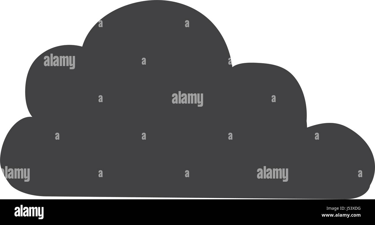 cloud weather pictogram Stock Vector Image & Art - Alamy