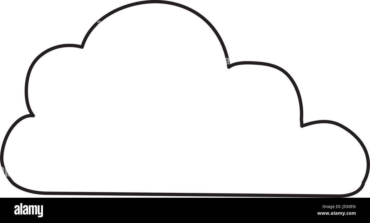 cloud weather draw Stock Vector Image & Art - Alamy