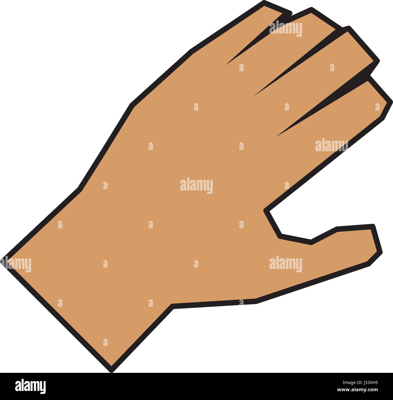 open hand draw Stock Vector Image & Art - Alamy