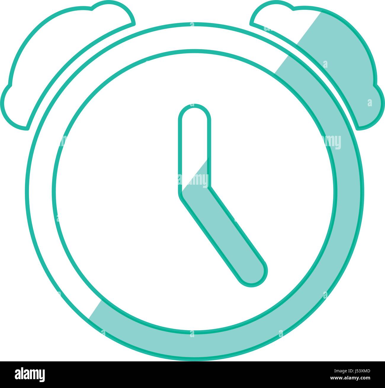clock alarm pictogram Stock Vector Image & Art - Alamy