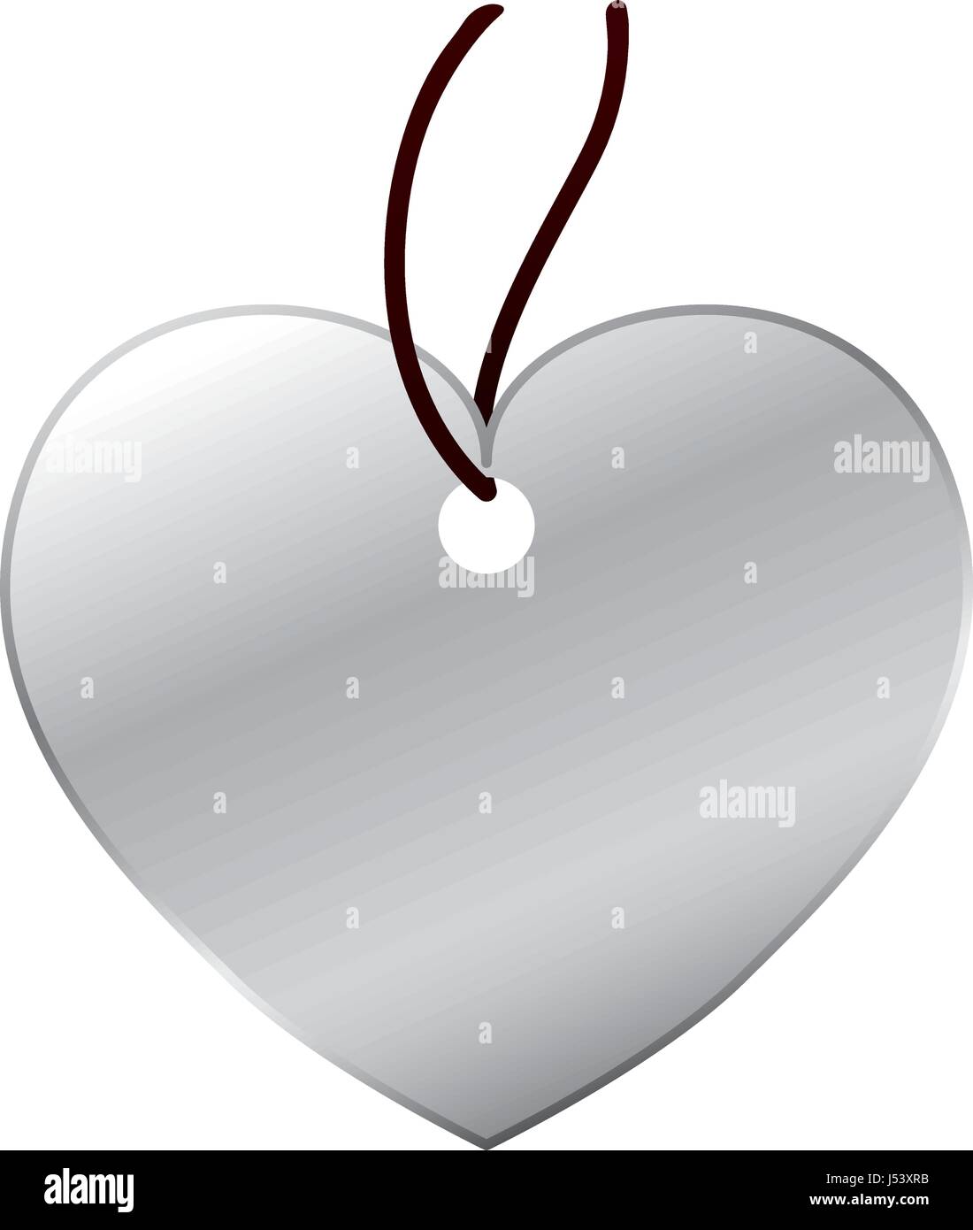 heart pendant necklace Stock Vector Image & Art - Alamy