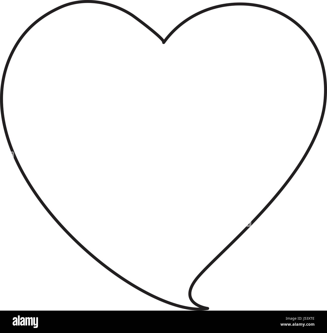 heart shape symbol Stock Vector Image & Art - Alamy